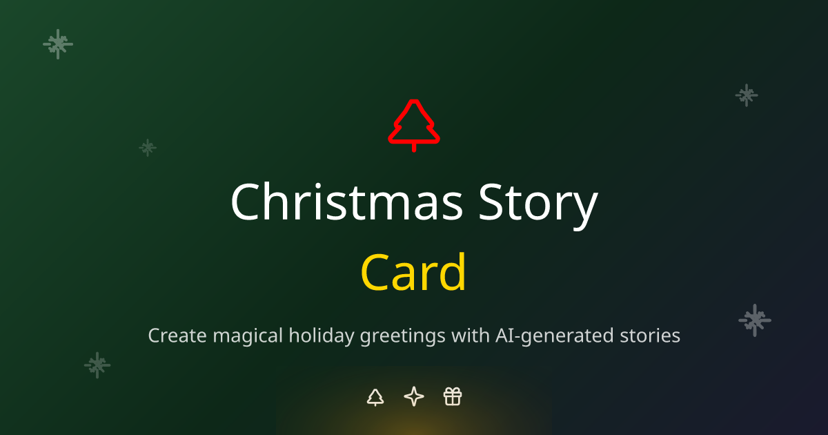 Christmas Story Card | Create Your Holiday Greeting
